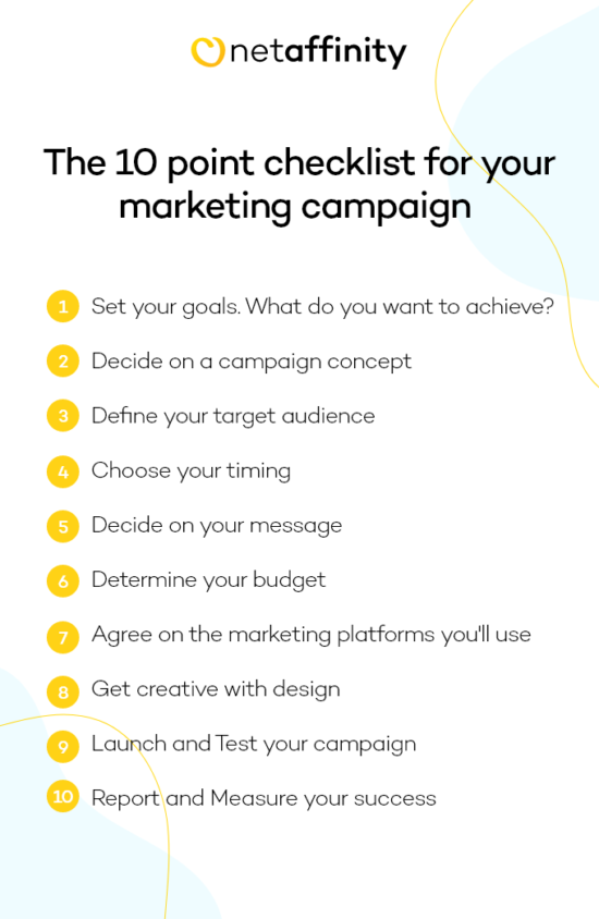 10 point checklist for a successful digital marketing campaign